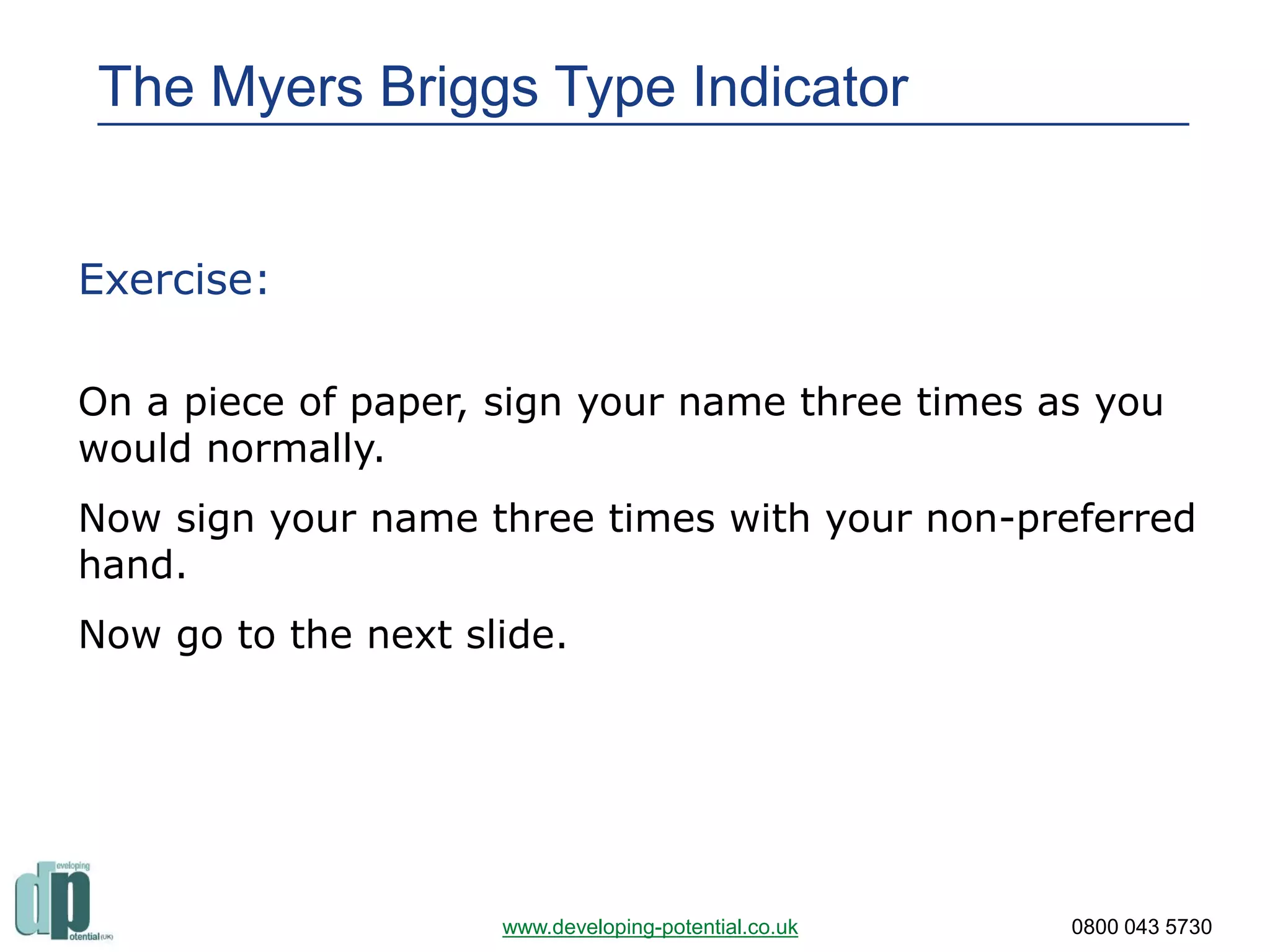 Myers Briggs Type Indicator (MBTI) & Team Building | PDF