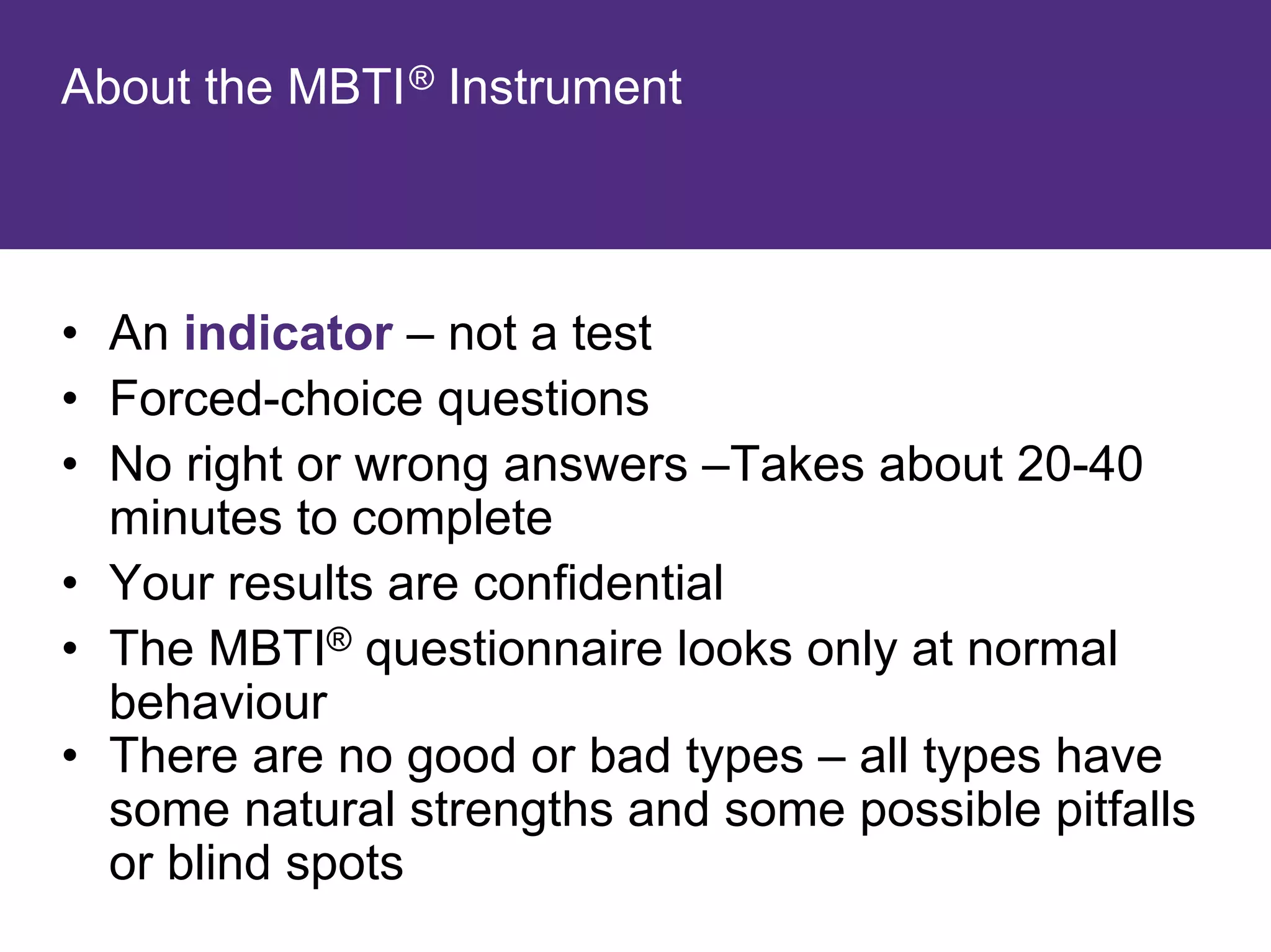Understanding Team Dynamics using MBTI | PDF