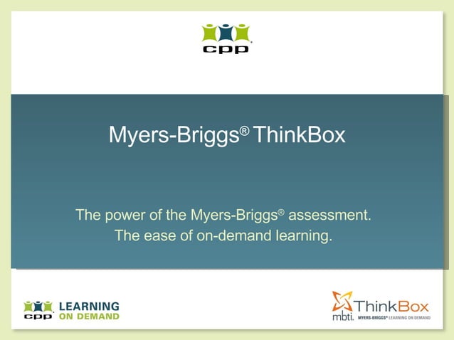 Mbti Think Box Presentation | PPT