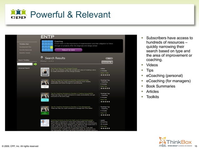 Mbti Think Box Presentation | PPT
