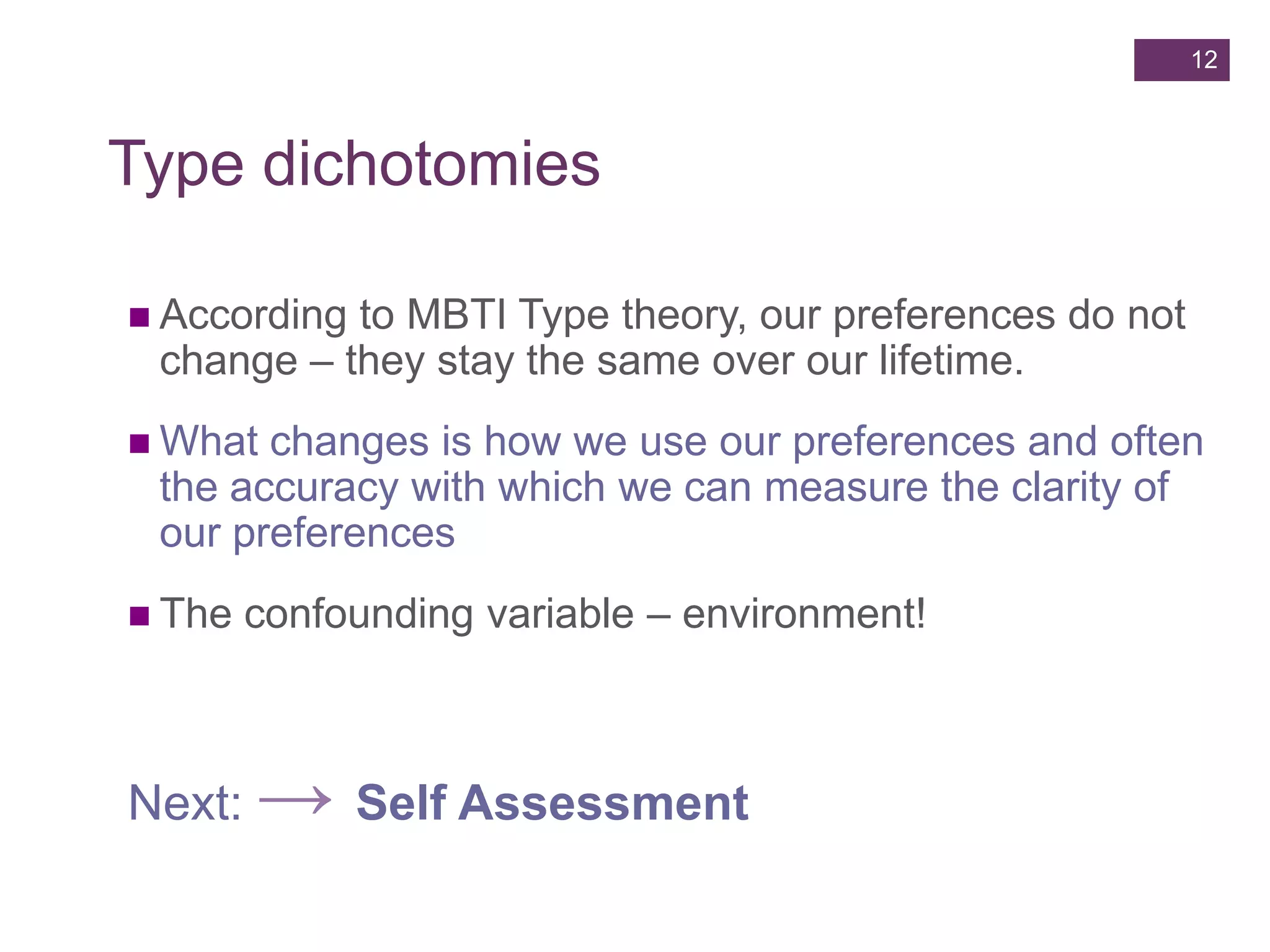 MBTI Introduction | PPTX