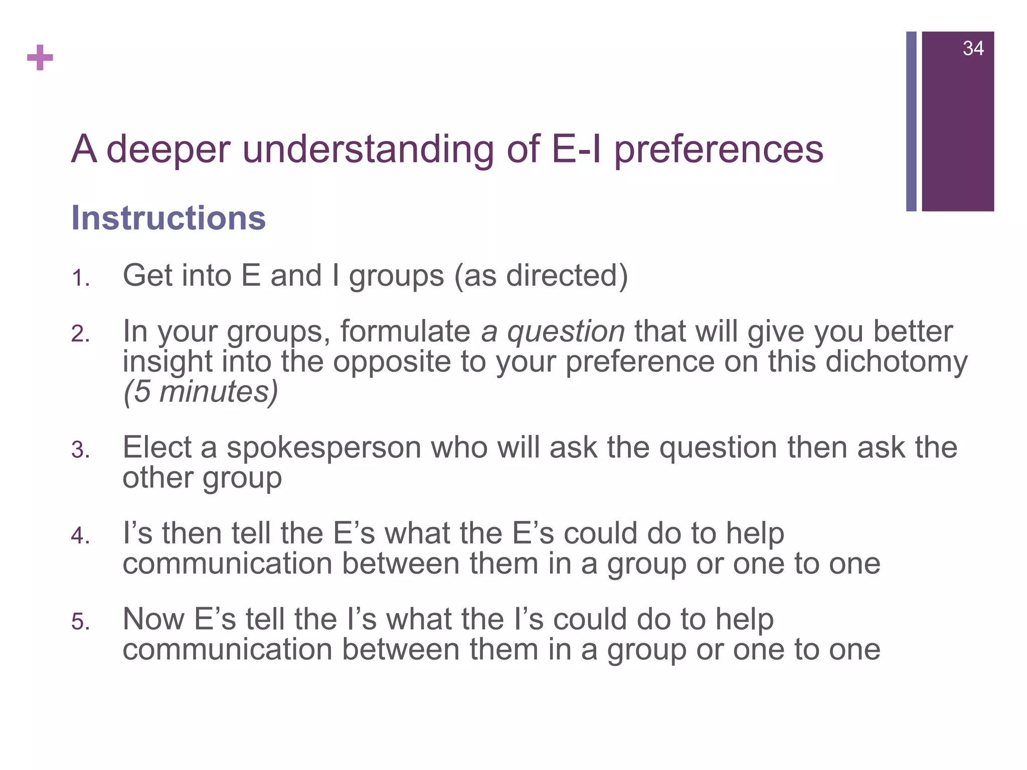 MBTI Introduction | PPTX