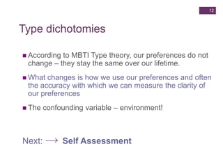 MBTI Introduction | PPTX