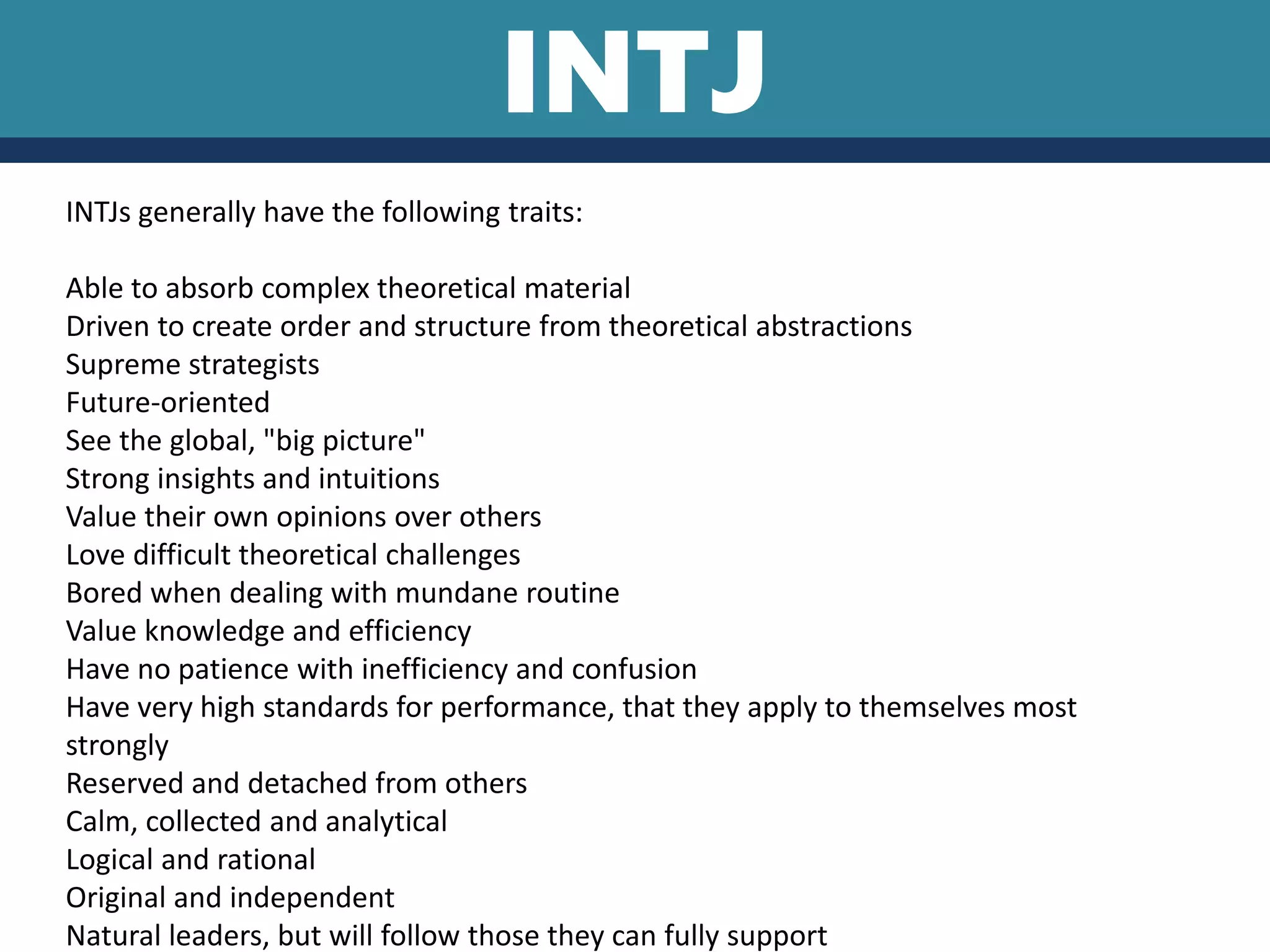 Best Careers for Your Personality Type MBTI | PPTX