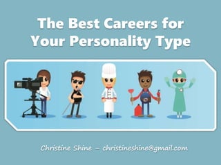 Best Careers for Your Personality Type MBTI | PPTX