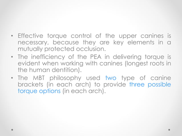Mbt technique part | PPTX | Dental Health | Diseases and Conditions