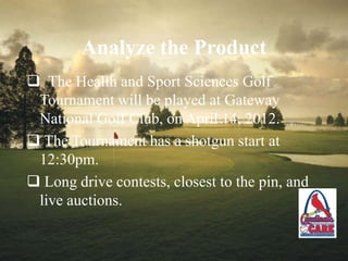 Mbu health and sport sciences golf tournament | PPTX | Golf | Sports