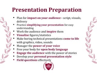 Public Speaking & Presentation Skills | PPT