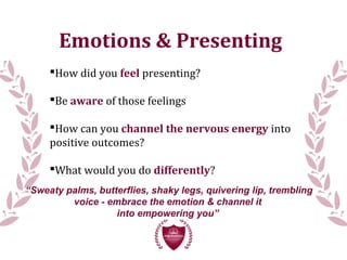 Public Speaking & Presentation Skills | PPT