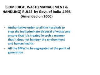 Bio Medical Waste | PPT
