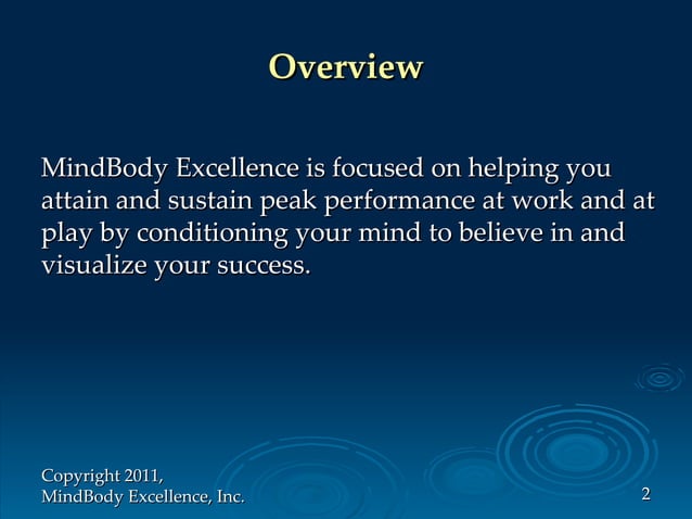 MBX Overview - Achieve Peak Performance | PPT