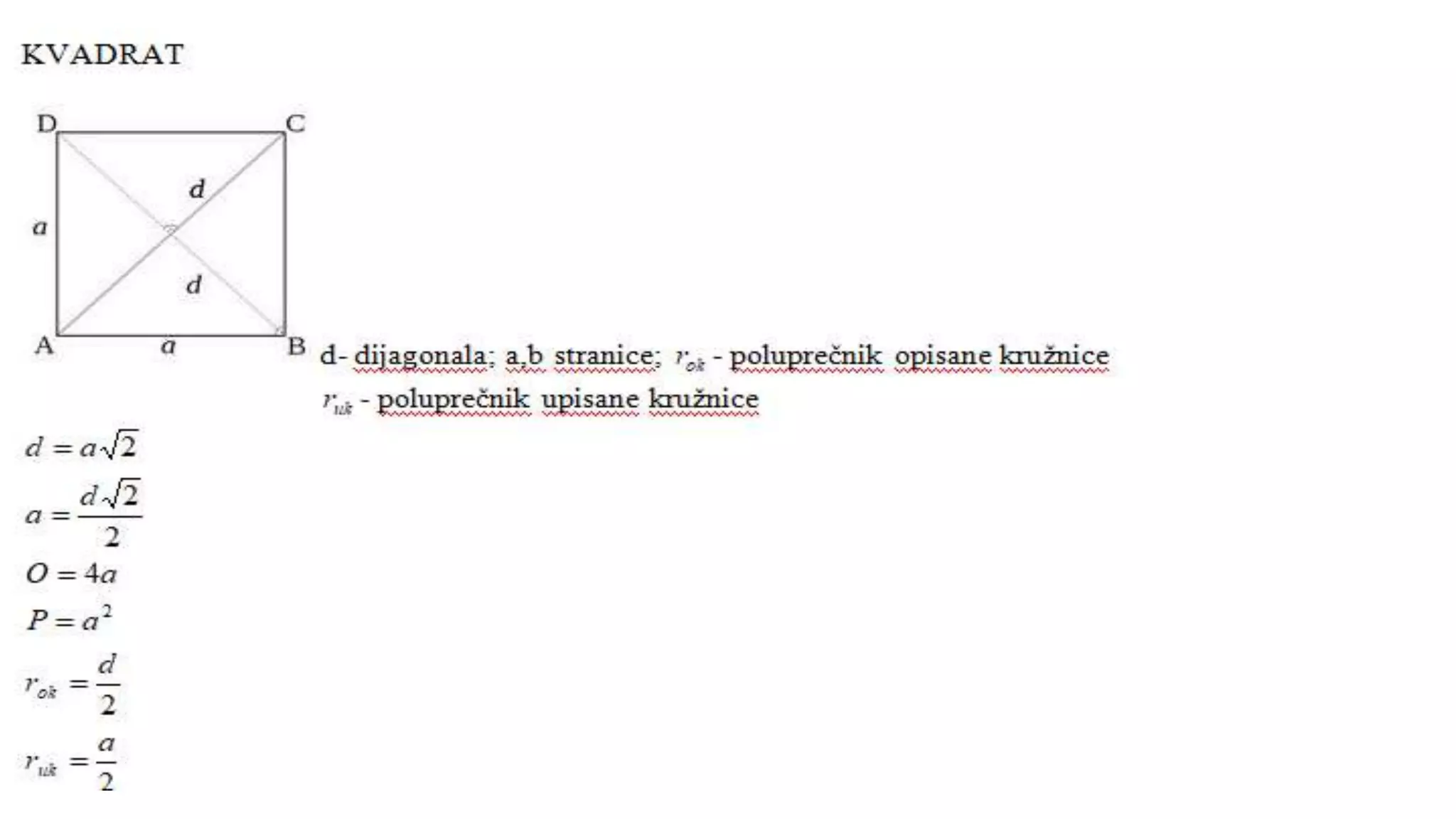 Pitagorina teorema -formule- | PPTX
