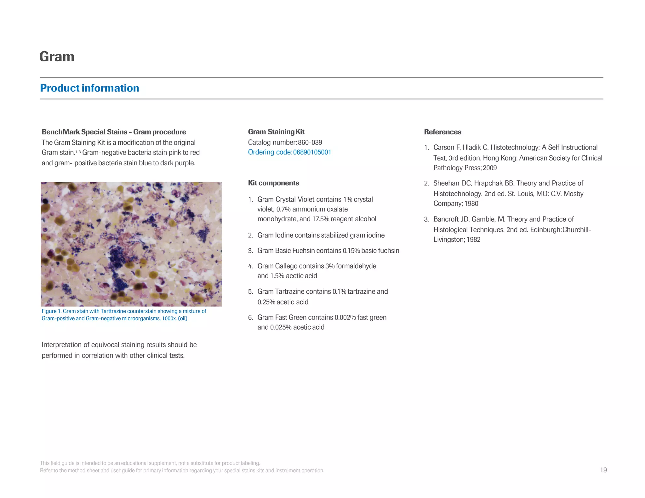BenchMark Special Stains Product Guide | PDF