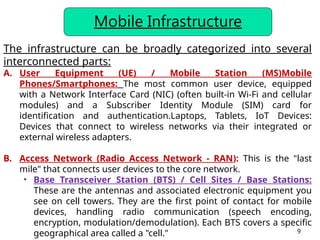 To learn about the mobile infrastructure, r | PPTX