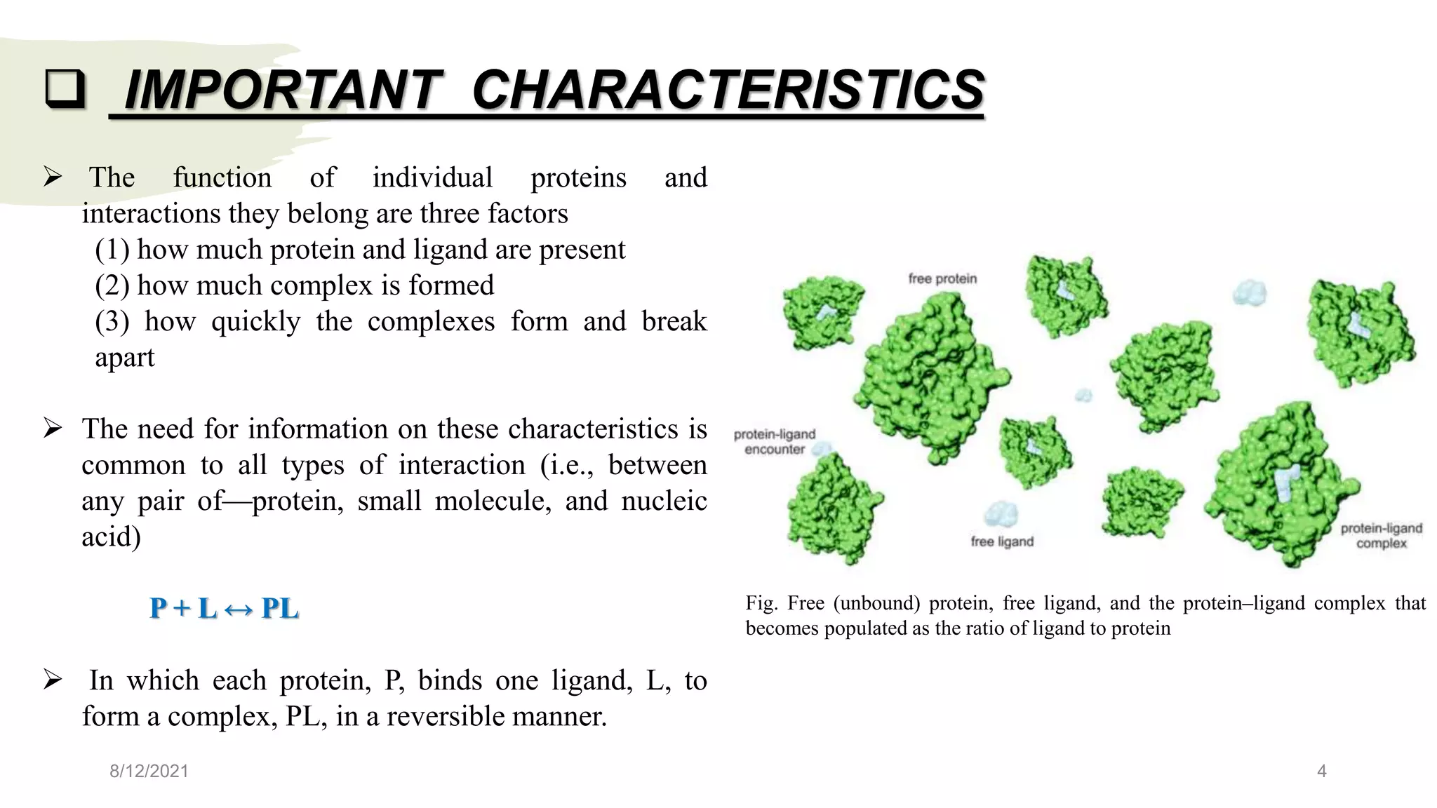 PROTIEN LIGAND INTERACTIONS | PPTX