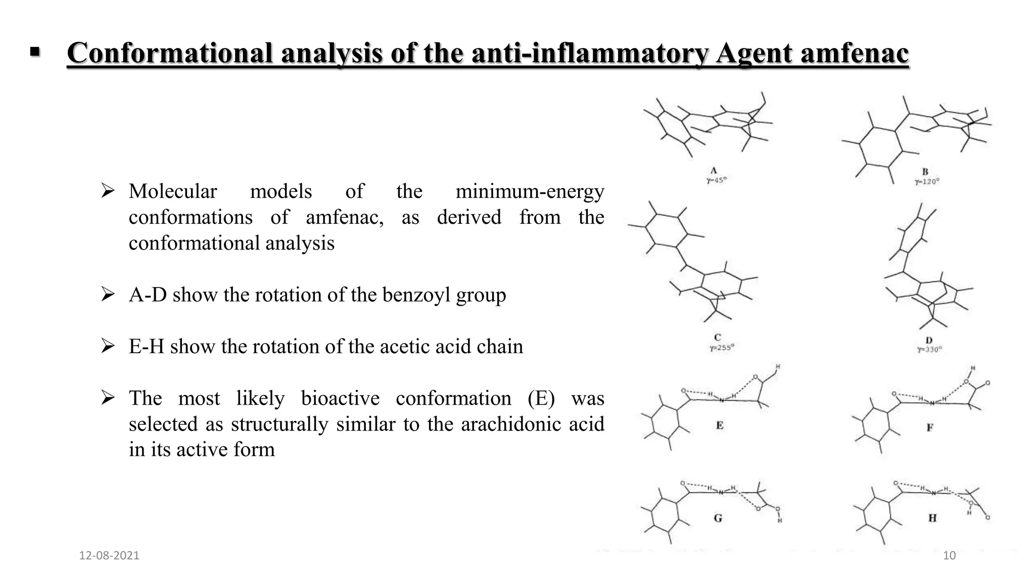 Conformational analysis – Alignment of molecules in 3D QSAR | PPTX
