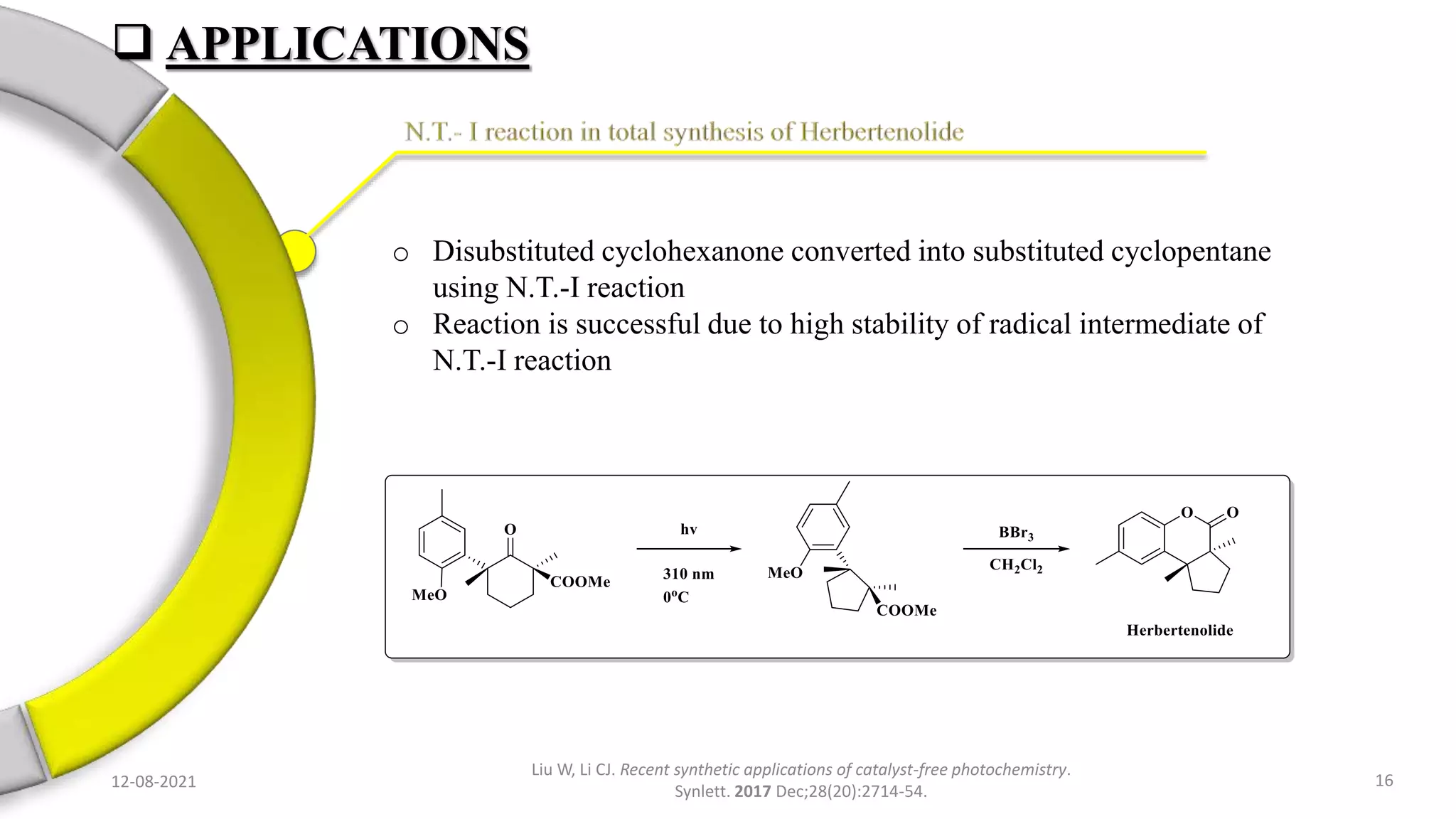 Photochemistry of Carbonyl Compound, Norrish type I and Type II ...