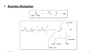 Photochemistry of Carbonyl Compound, Norrish type I and Type II ...