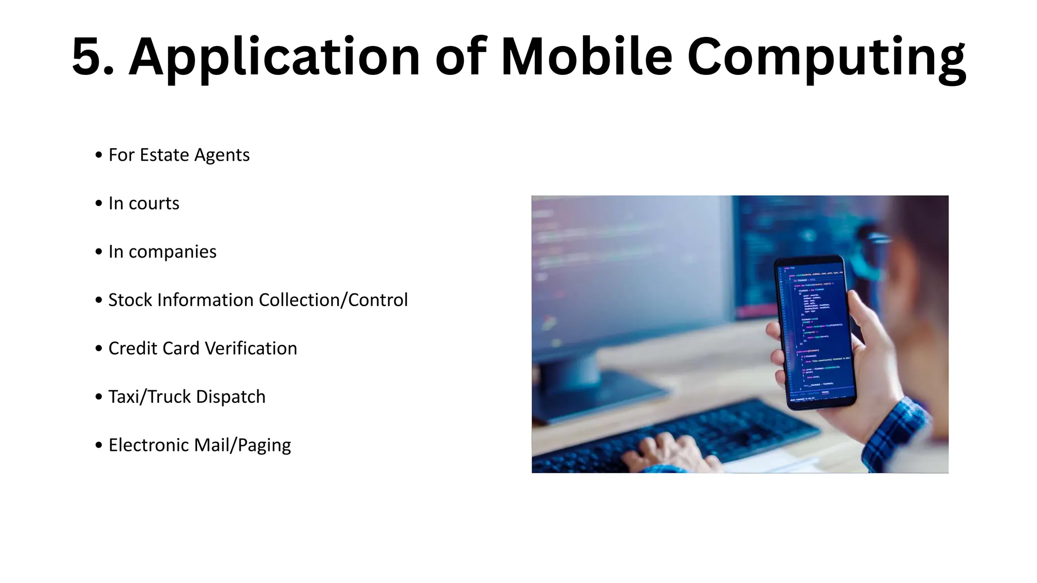 Mobile computing The brief explanation of mobile computing and how it ...
