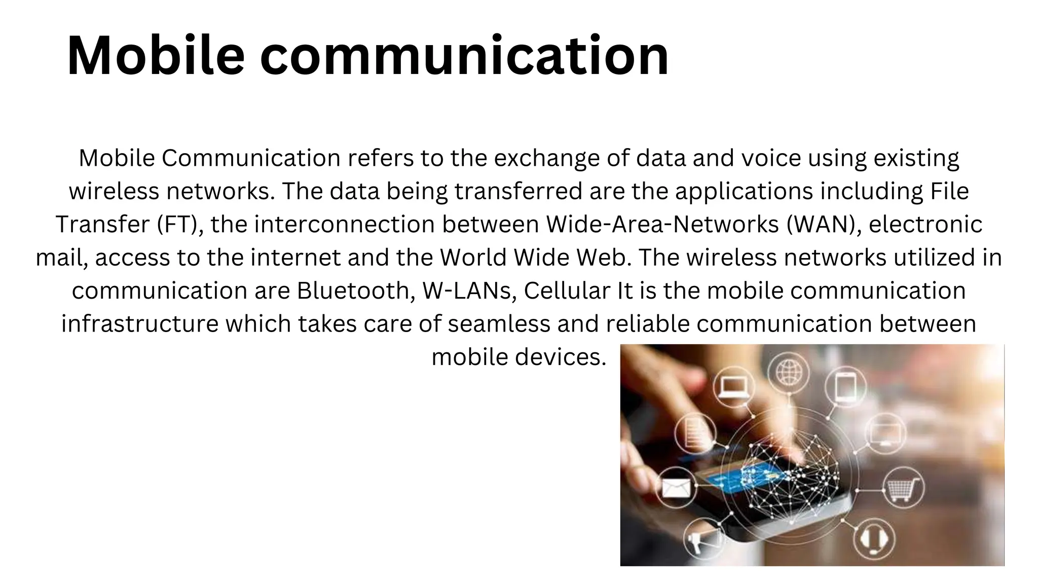 Mobile computing The brief explanation of mobile computing and how it ...