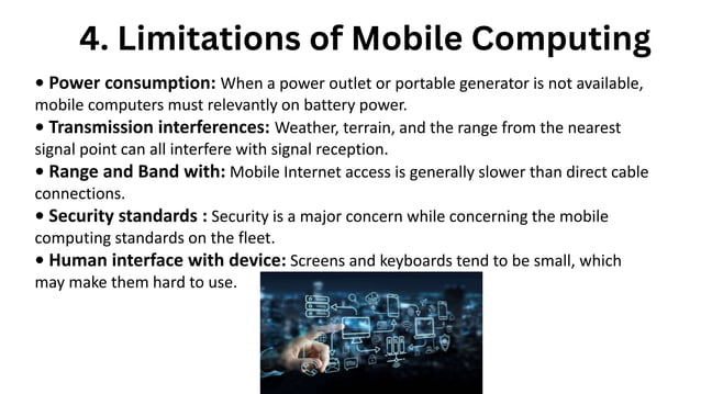 Mobile computing The brief explanation of mobile computing and how it ...