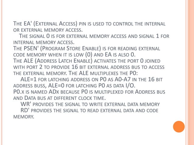 MICROCONTROLLER 8051 ARCHITECTURE BASIC.ppt