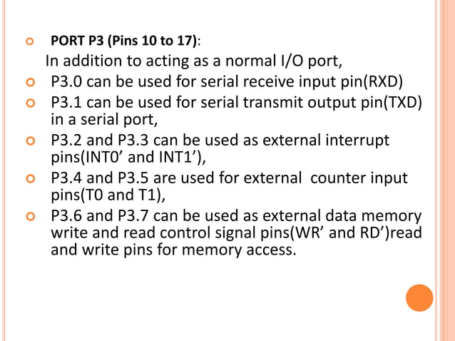 MICROCONTROLLER 8051 ARCHITECTURE BASIC.ppt