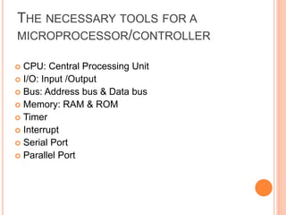 MICROCONTROLLER 8051 ARCHITECTURE BASIC.ppt