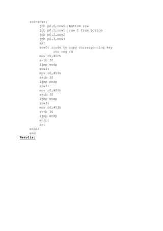 micro controllers lecture notes unit 1 and 2 | PDF