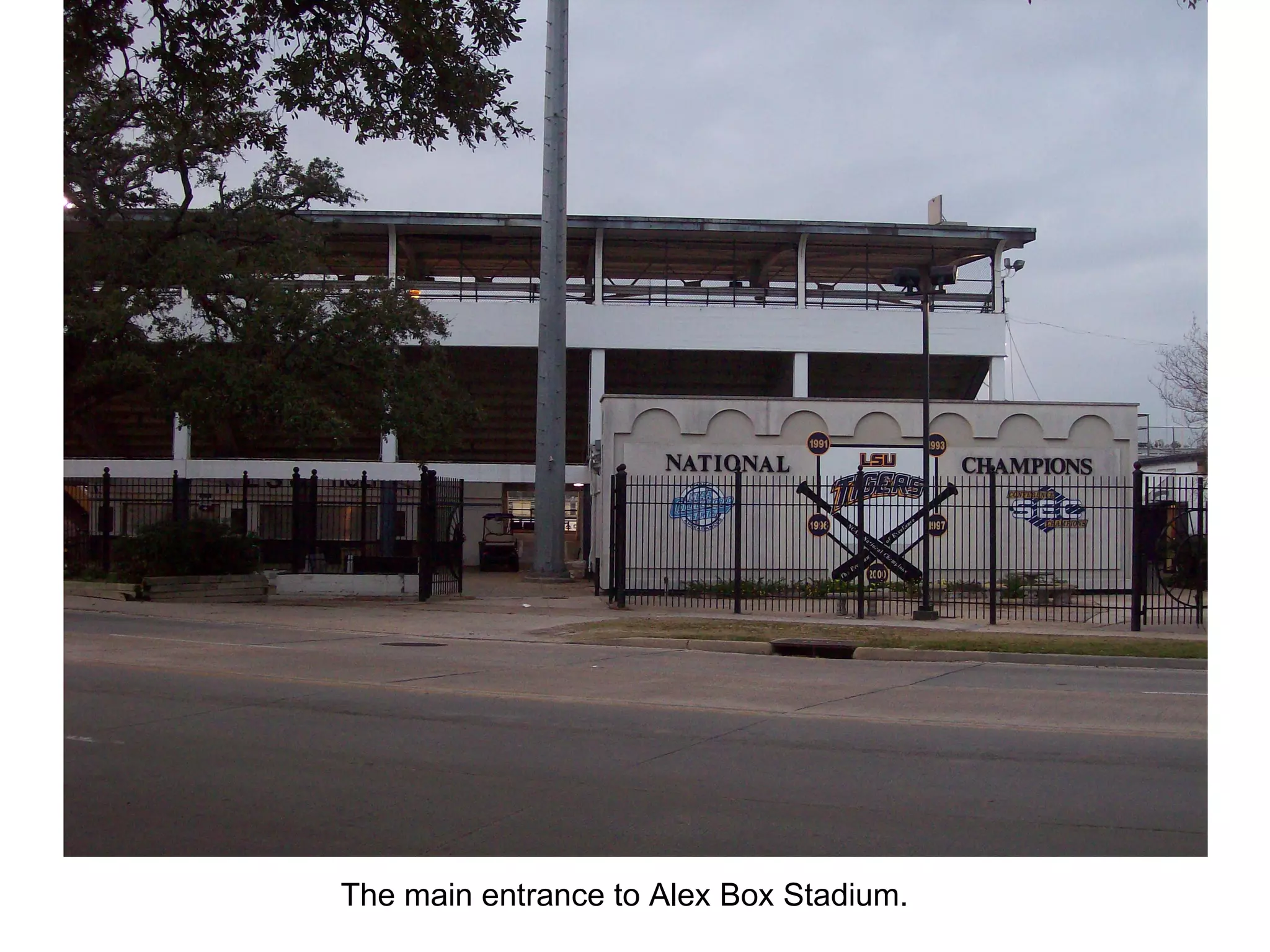 The Past & Future Alex Box Stadiums | PPT