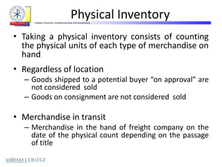 AC102 PPT1 - Merchandising Business (PPT from Sir Leandro Fua) | PPTX