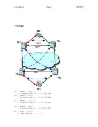 MC-LAG Configuration with BGP-base VPLS | PDF