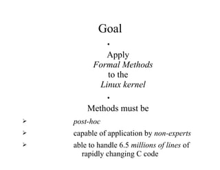Abstract Interpretation meets model checking near the 1000000 LOC mark ...