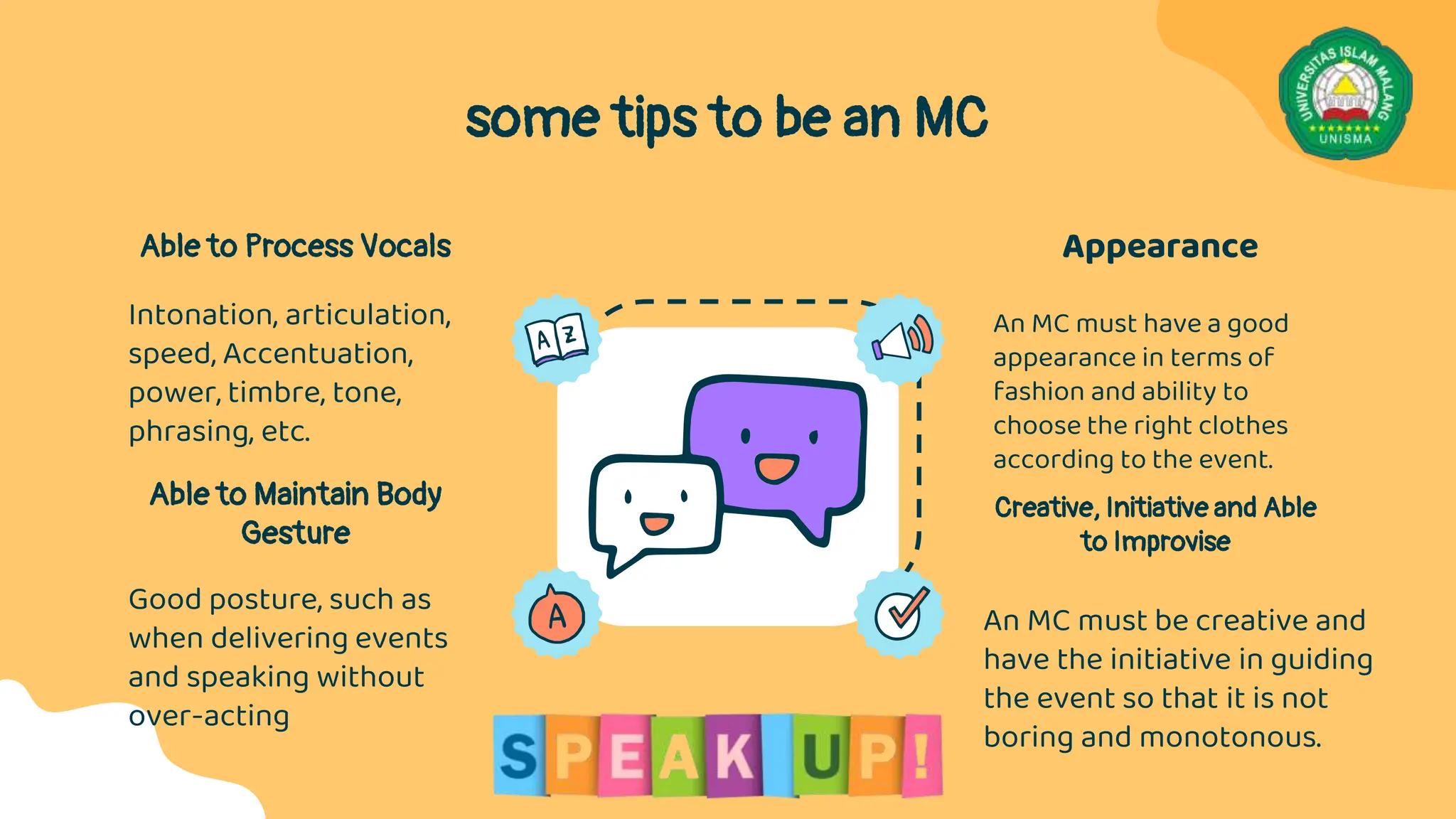 MC dan Public Speaking_materi untuk pemula | PPTX