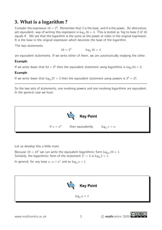 Logarithms Text | PDF