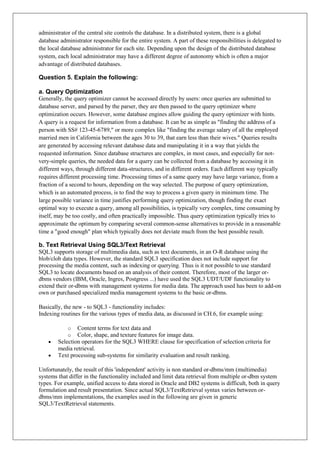 Mc0077 – advanced database systems | DOCX