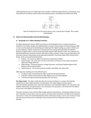 MC0083 – Object Oriented Analysis &. Design using UML - Master of Computer Science - MCA - SMU ...