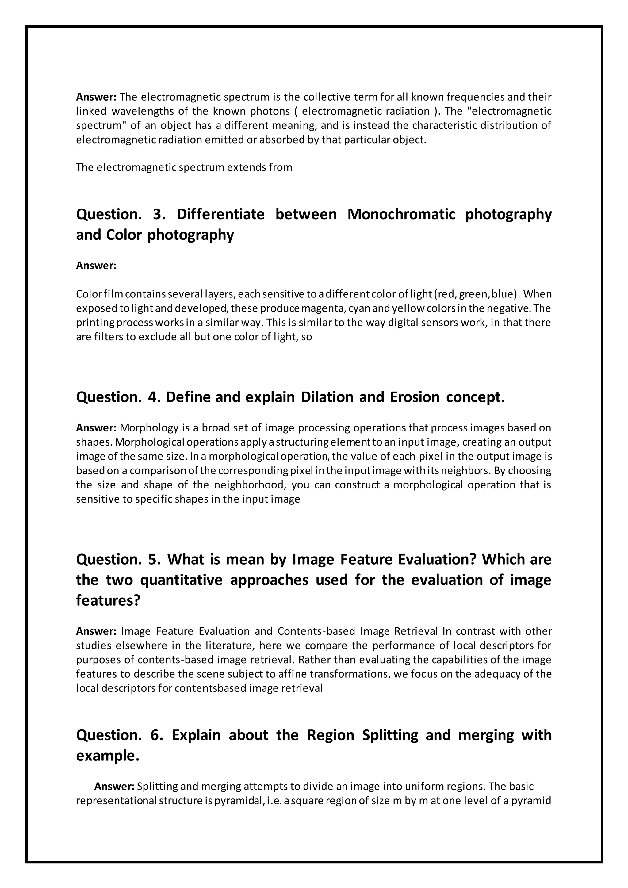 Mc0086 digital image processing | PDF