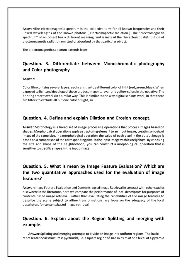 Mc0086 digital image processing | PDF