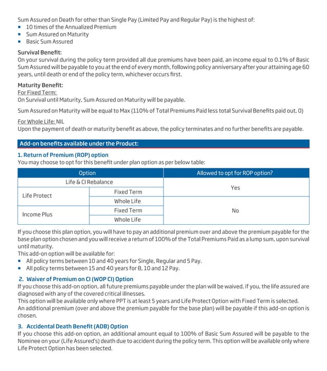 Mc062124237 v01-hdfc-life-click-2-protect-life-retail-brochure | PDF ...
