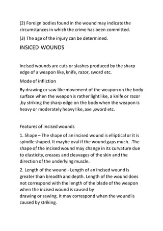 MECHANICAL INJURIES | DOCX