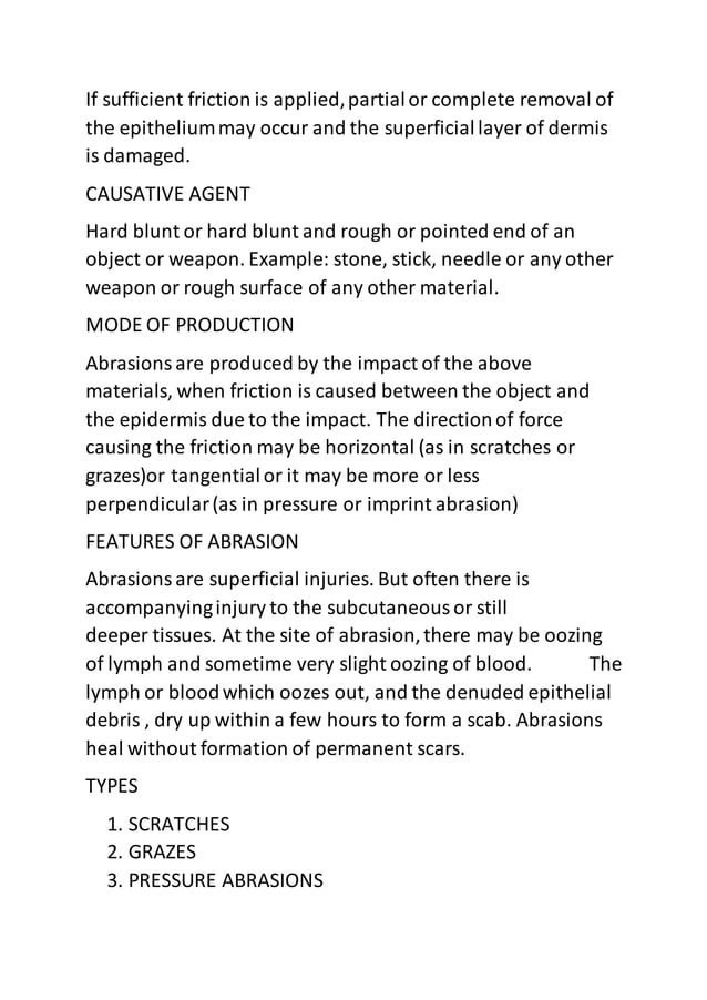 MECHANICAL INJURIES | DOCX | First Aid | Injuries