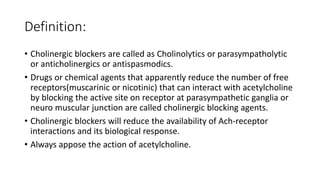 cholinergic blocking agents.pptx
