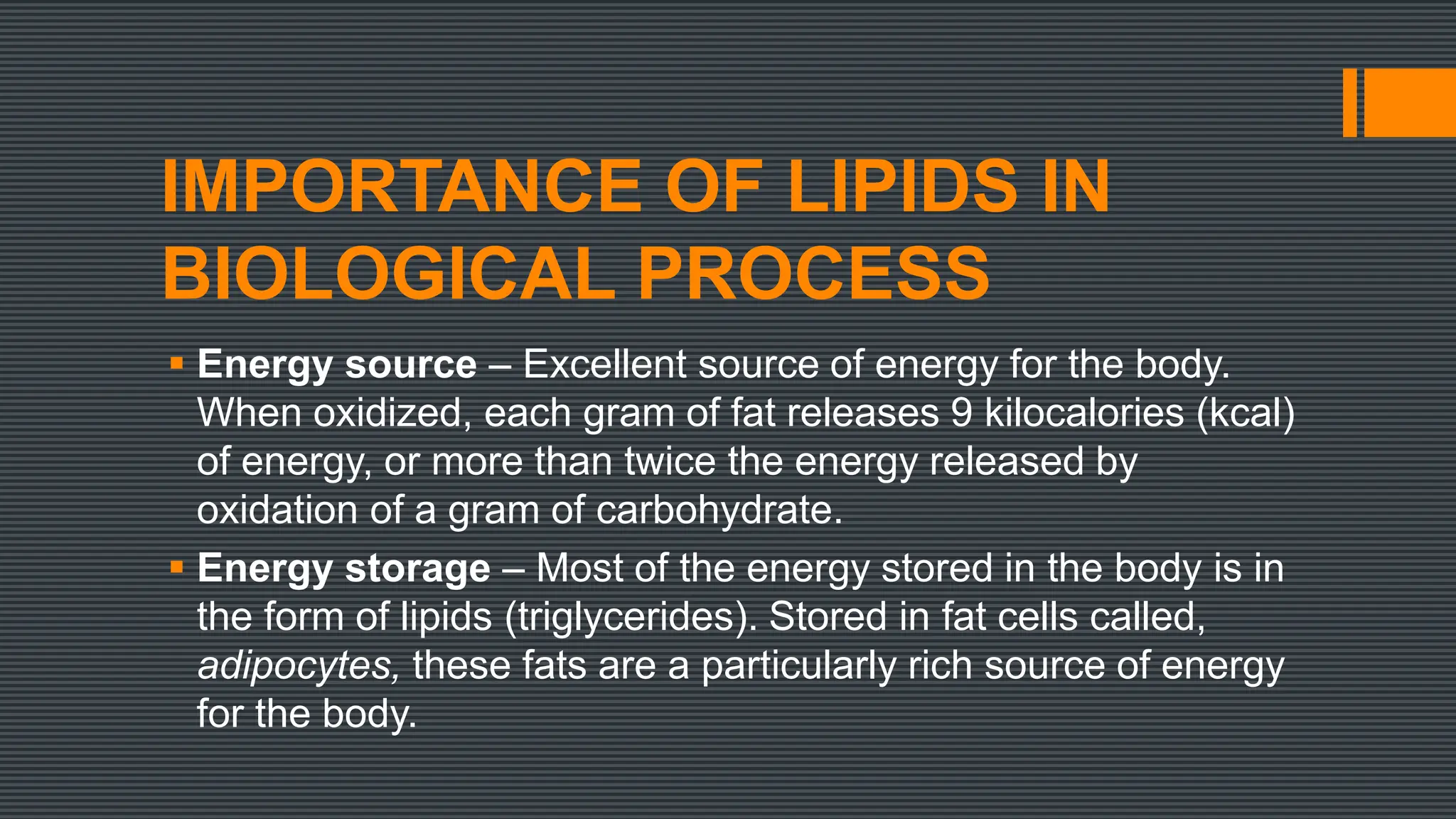 The structure of lipids and it's components | PPTX