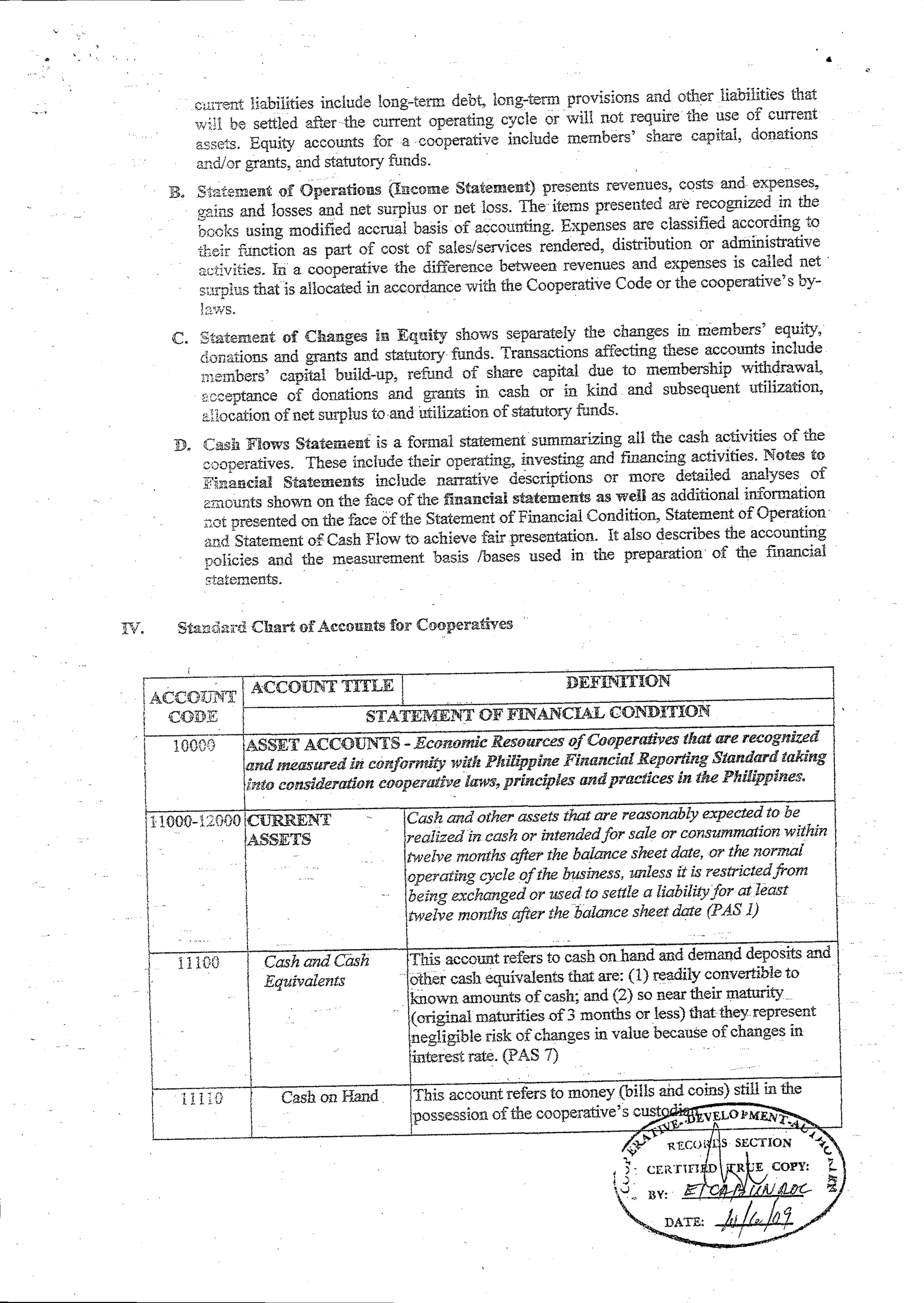 Mc2009 04-standard-chart-of-accounts-sca-for-cooperatives | PDF