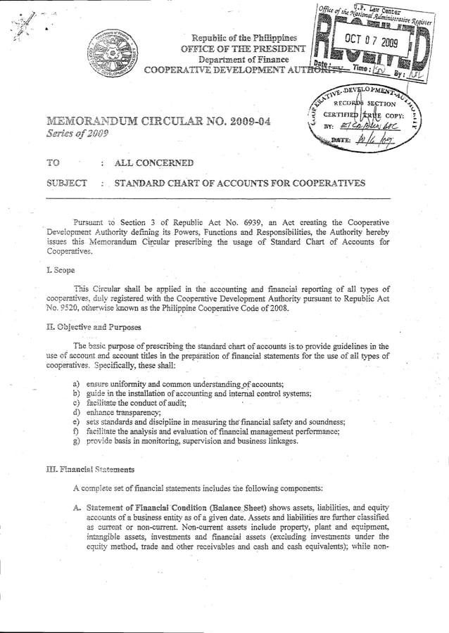 Mc2009 04-standard-chart-of-accounts-sca-for-cooperatives | PDF
