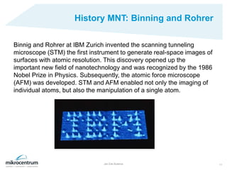 2011 Introduction micro and nanotechnology | PPTX