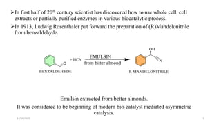 Development in Biocatalysis in organic chemistrypptx | PPTX