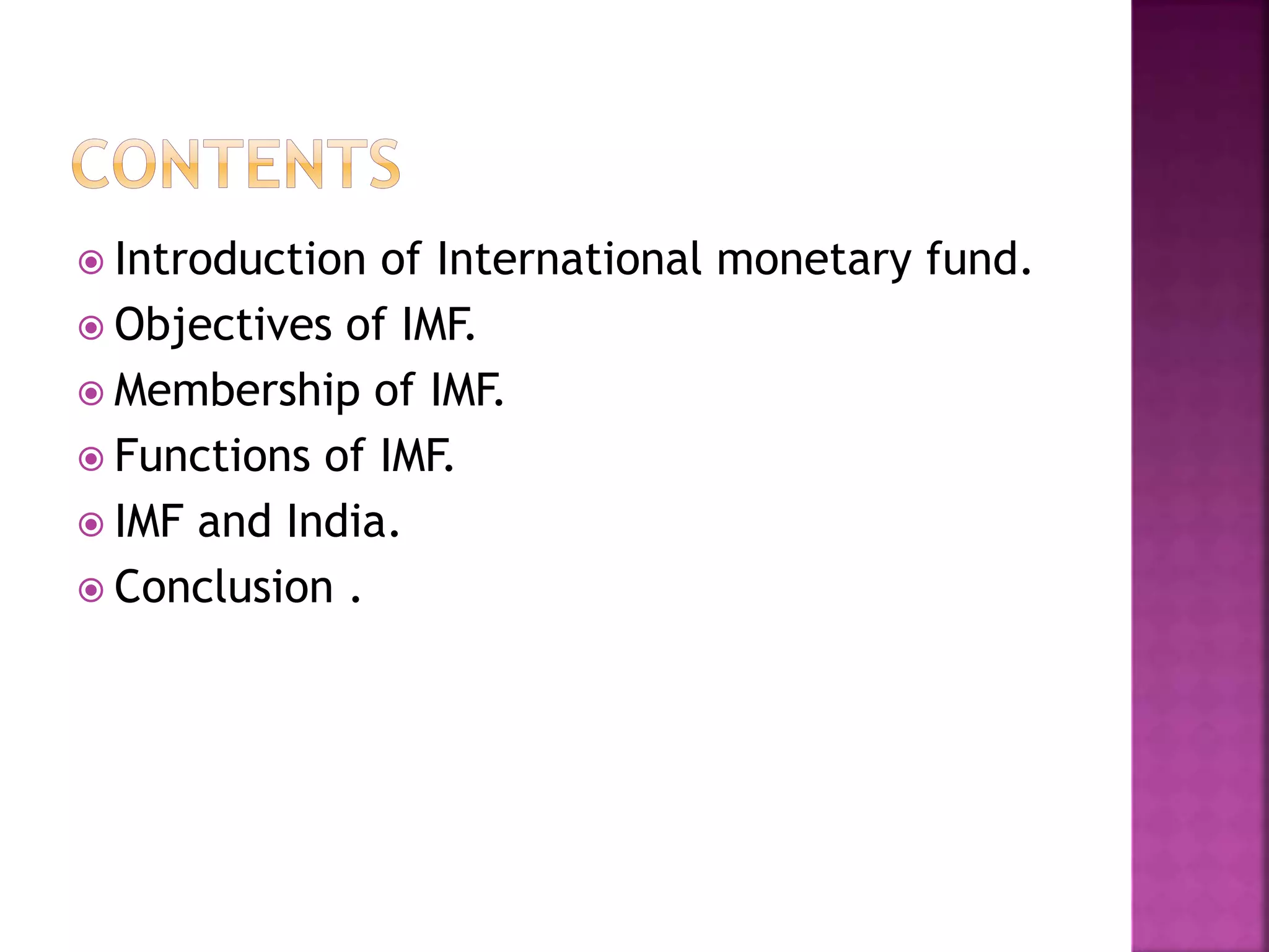 international monetary fund | PPTX | Currencies | Economy