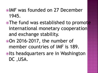 international monetary fund | PPTX